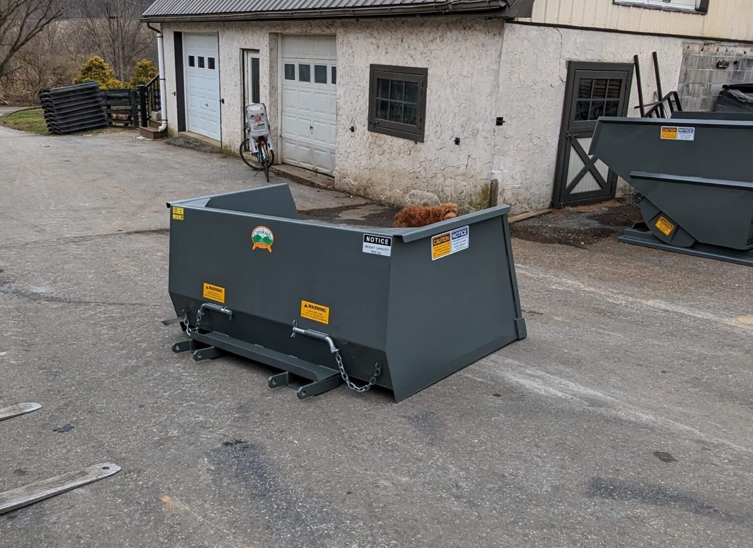 Telehandler/Pettibone Dumpster - Creekside Manufacturing